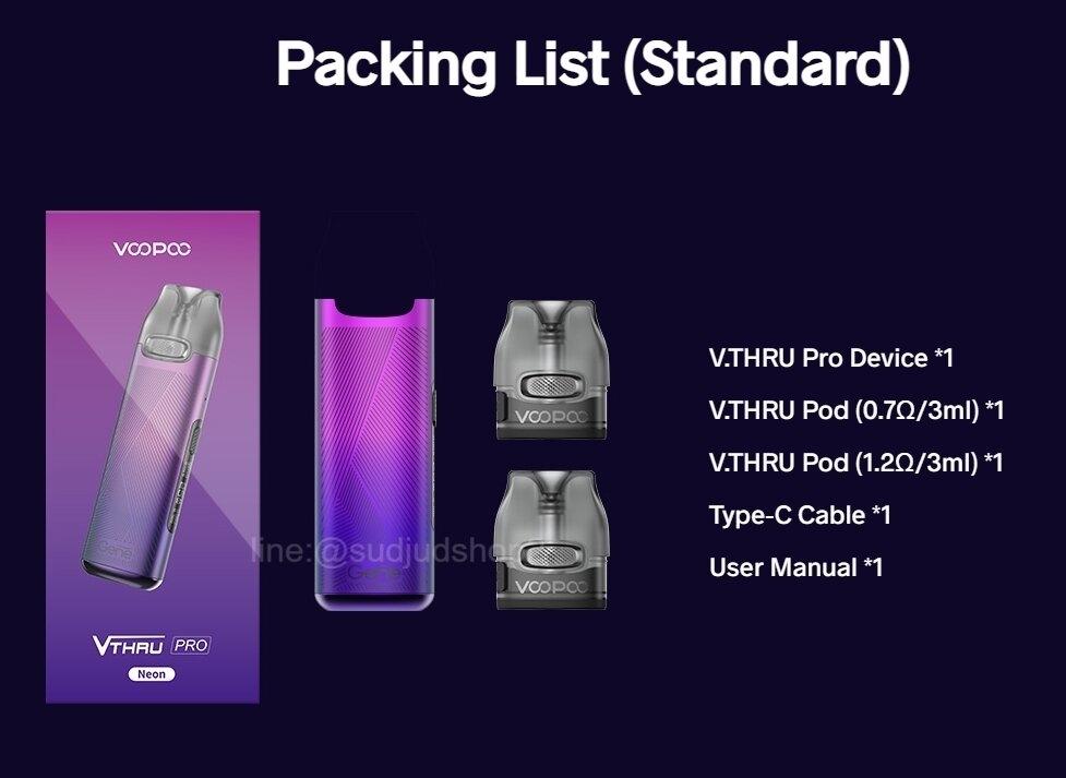 VOOPOO V.THRU Pro Pod Kit 900mAh - สุดจัดปลัดบอก