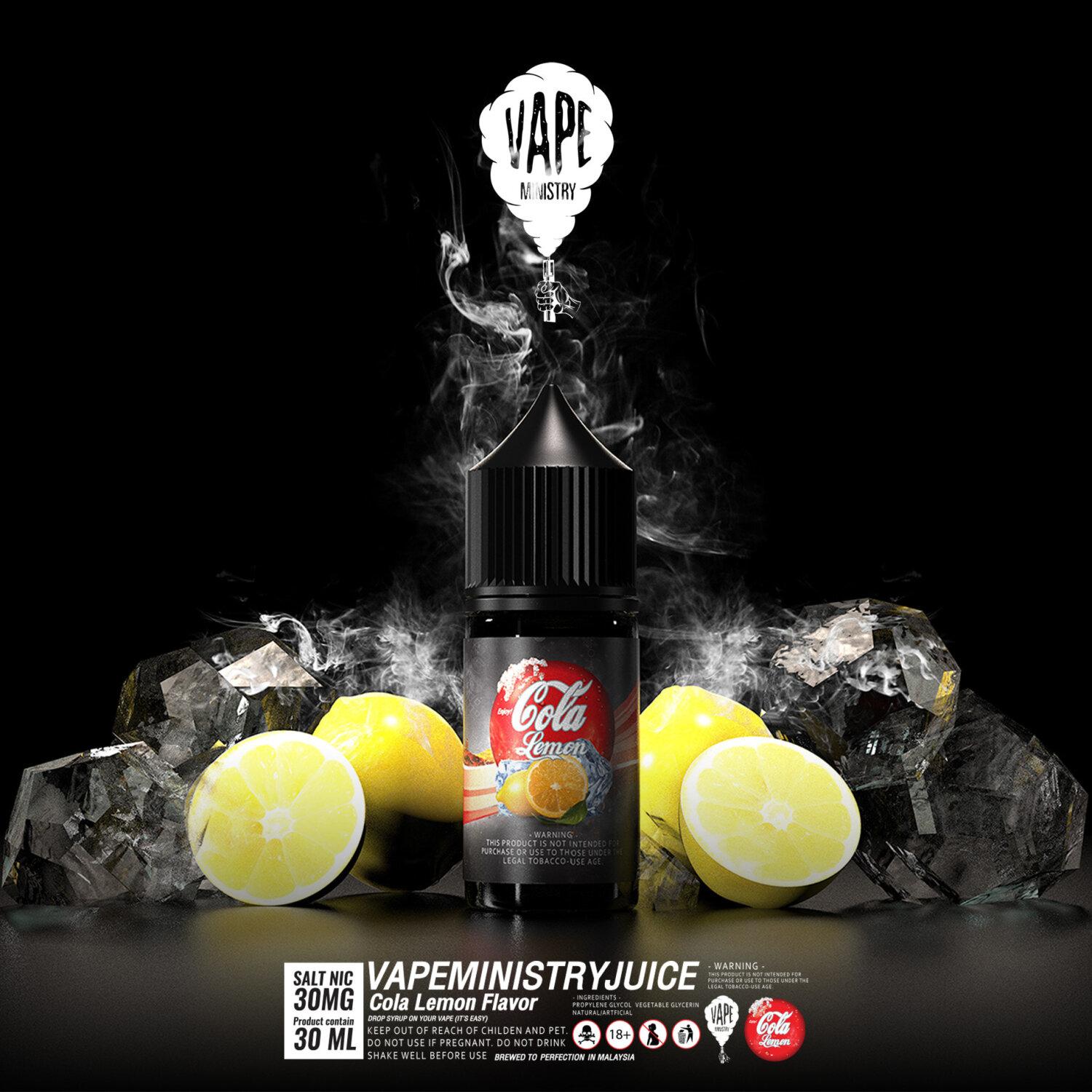Cola Lemon Salt nic โค้กมะนาว ซอลนิค - USAGI OFFICIAL