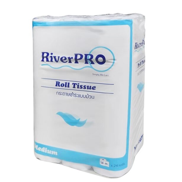 กระดาษชำระม้วนเล็ก RiverPRO Medium - บริษัท เจนเทิล แคร์ จำกัด