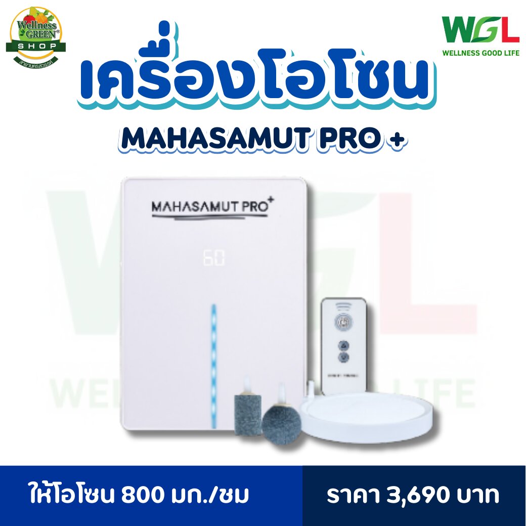 เครื่องโอโซนล้างผัก Mahasamut Pro Plus - Wellness Good Life