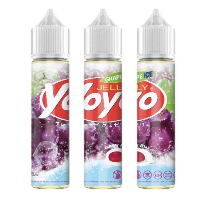 Yoyo Jelly FreeBase 60ml. - podstation : จำหน่ายบุหรี่ไฟฟ้าครบวงจร ราคาถูก