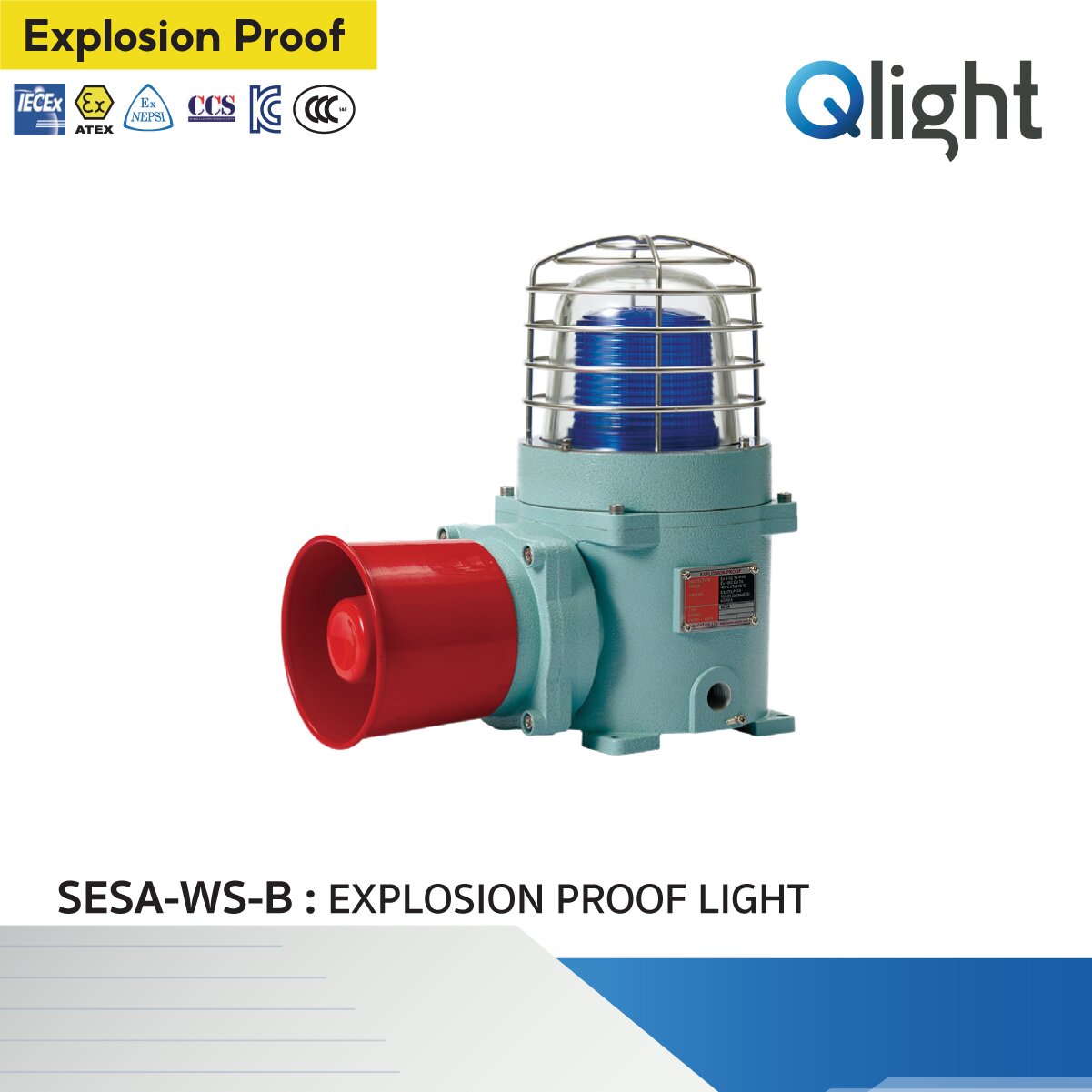 [SESA-WS] Ø167mm Explosion Proof Bulb Revolving Signal Beacon/Warning ...
