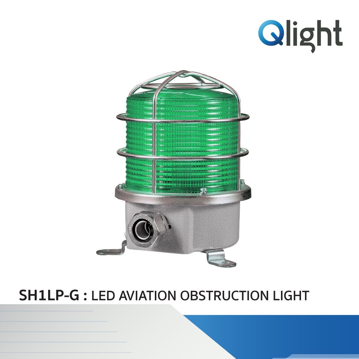[SH1LP] Ø125mm Heavy Duty Bulb Rotating Signal Beacons - Qlight Thailand