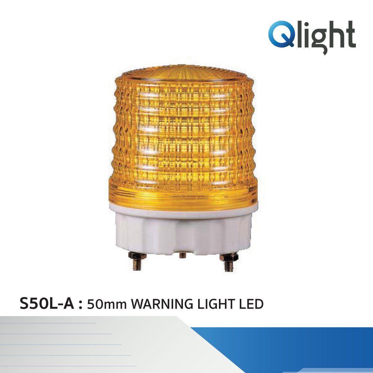 [S50L] Ø50mm LED Steady/Flashing Signal Light - Qlight Thailand