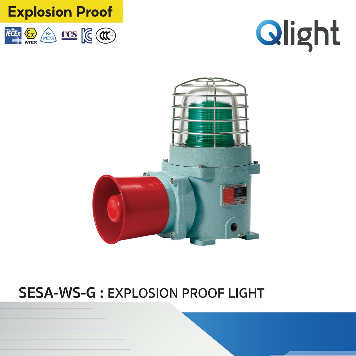 [SESA-WS] Ø167mm Explosion Proof Bulb Revolving Signal Beacon/Warning ...