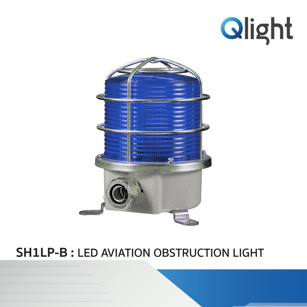 [SH1LP] Ø125mm Heavy Duty Bulb Rotating Signal Beacons - Qlight Thailand