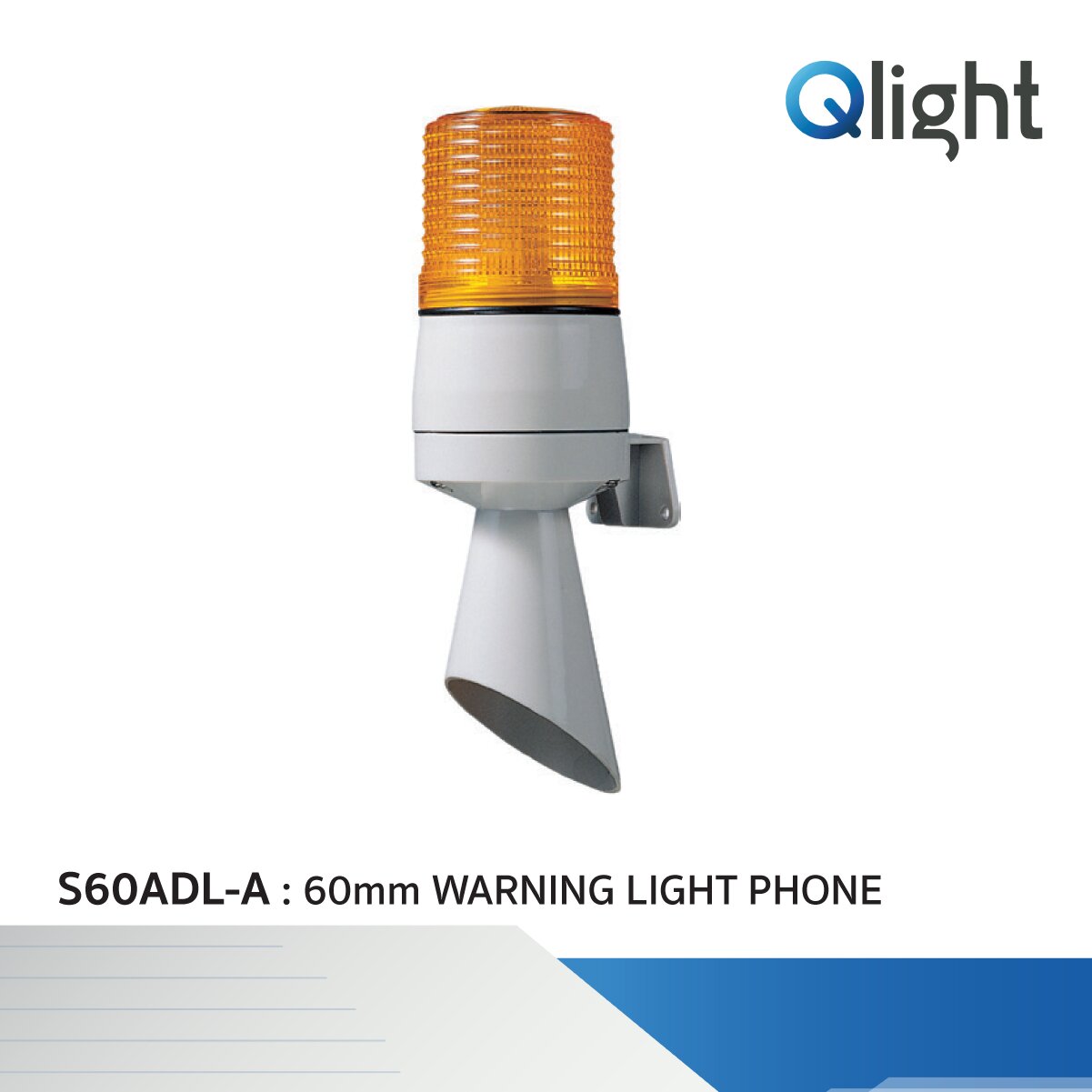 [S60ADL] Ø60mm LED Steady/Flashing Signal Light with High Volume Built ...