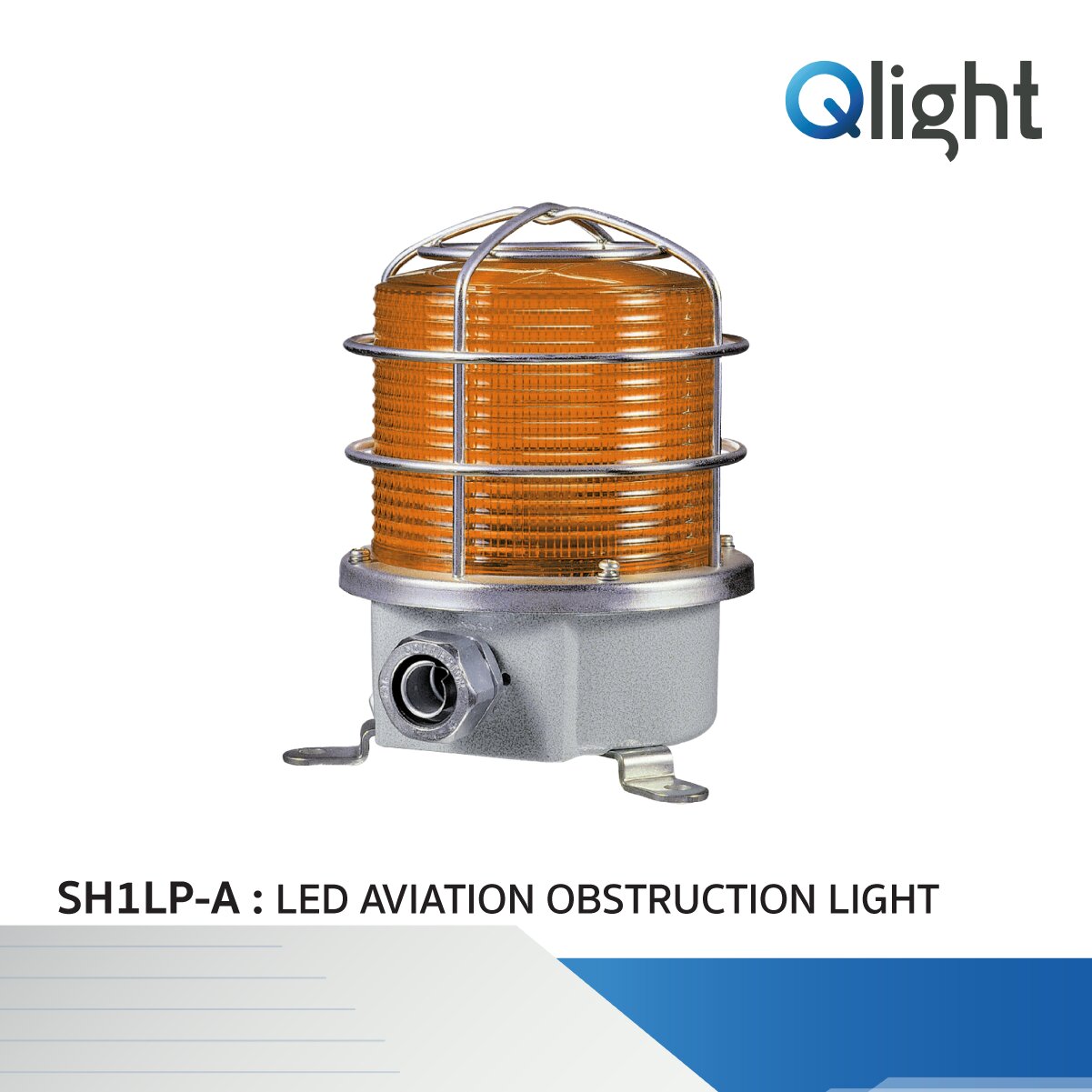 [SH1LP] Ø125mm Heavy Duty Bulb Rotating Signal Beacons - Qlight Thailand
