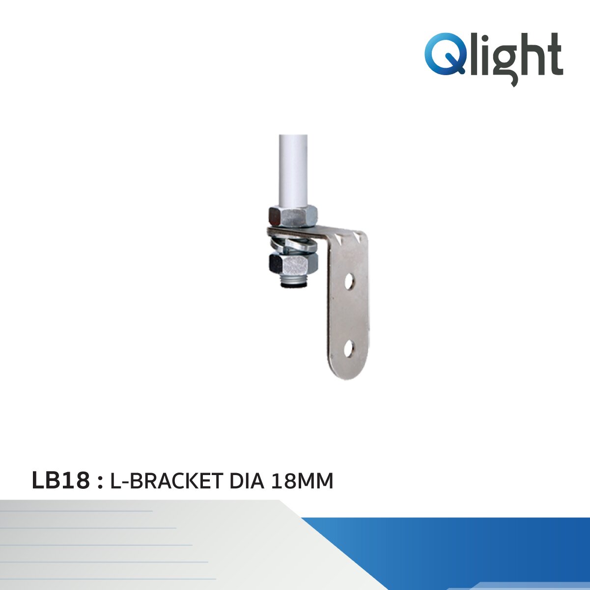 [LB18] Mounting bracket for Ø60mm modular LED tower light - Qlight Thailand