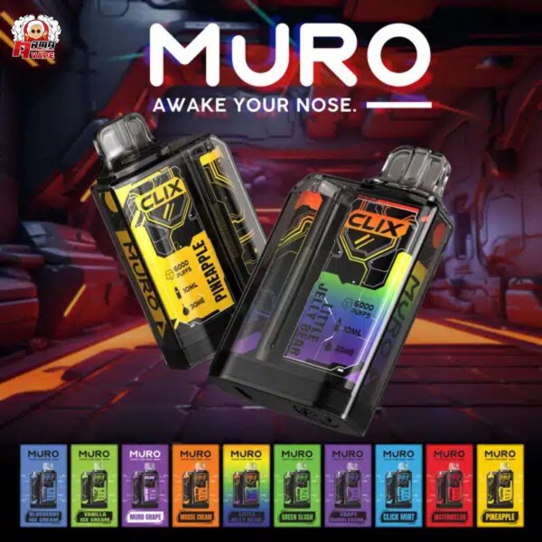 Muro CLIX 6000 Puffs - ARMA VAPE