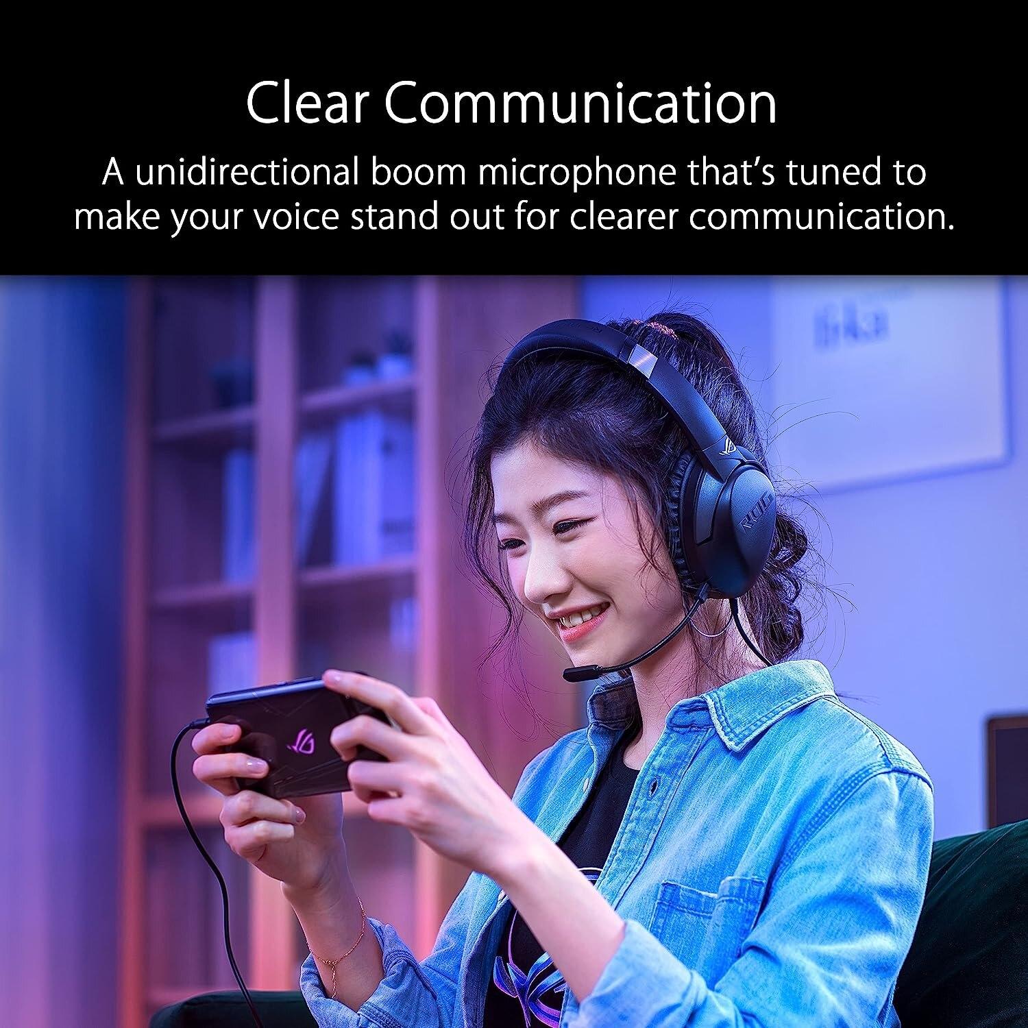 ASUS ROG Strix Go Core (3.5mm, Vitual 7.1, Volume & Mic Control, 252 g ...