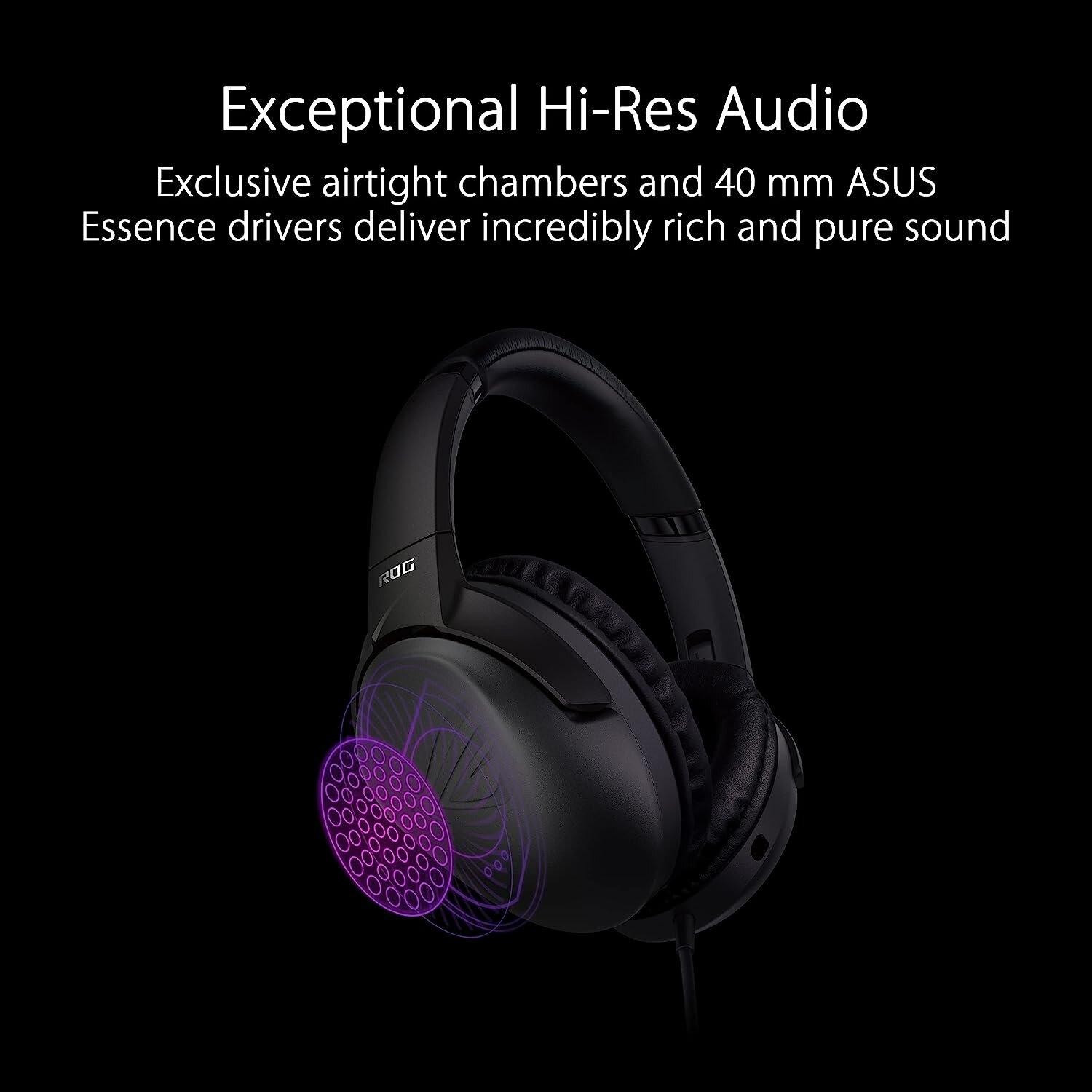 ASUS ROG Strix Go Core (3.5mm, Vitual 7.1, Volume & Mic Control, 252 g ...