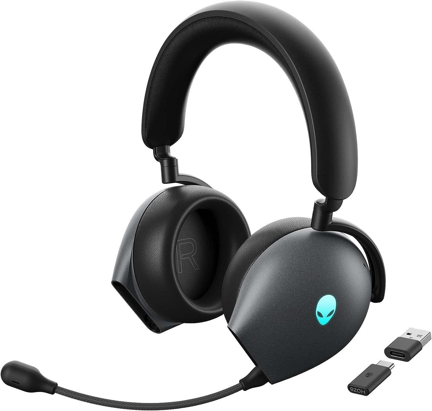 Dell Alienware AW920H Tri-Mode Wireless Gaming Headset (Bluetooth, USB ...