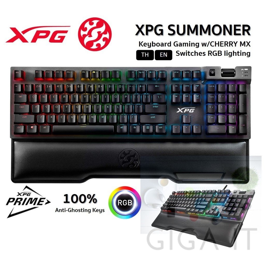 XPG SUMMONER Keyboard Gaming w/CHERRY MX Switches RGB lighting (THA/ENG ...