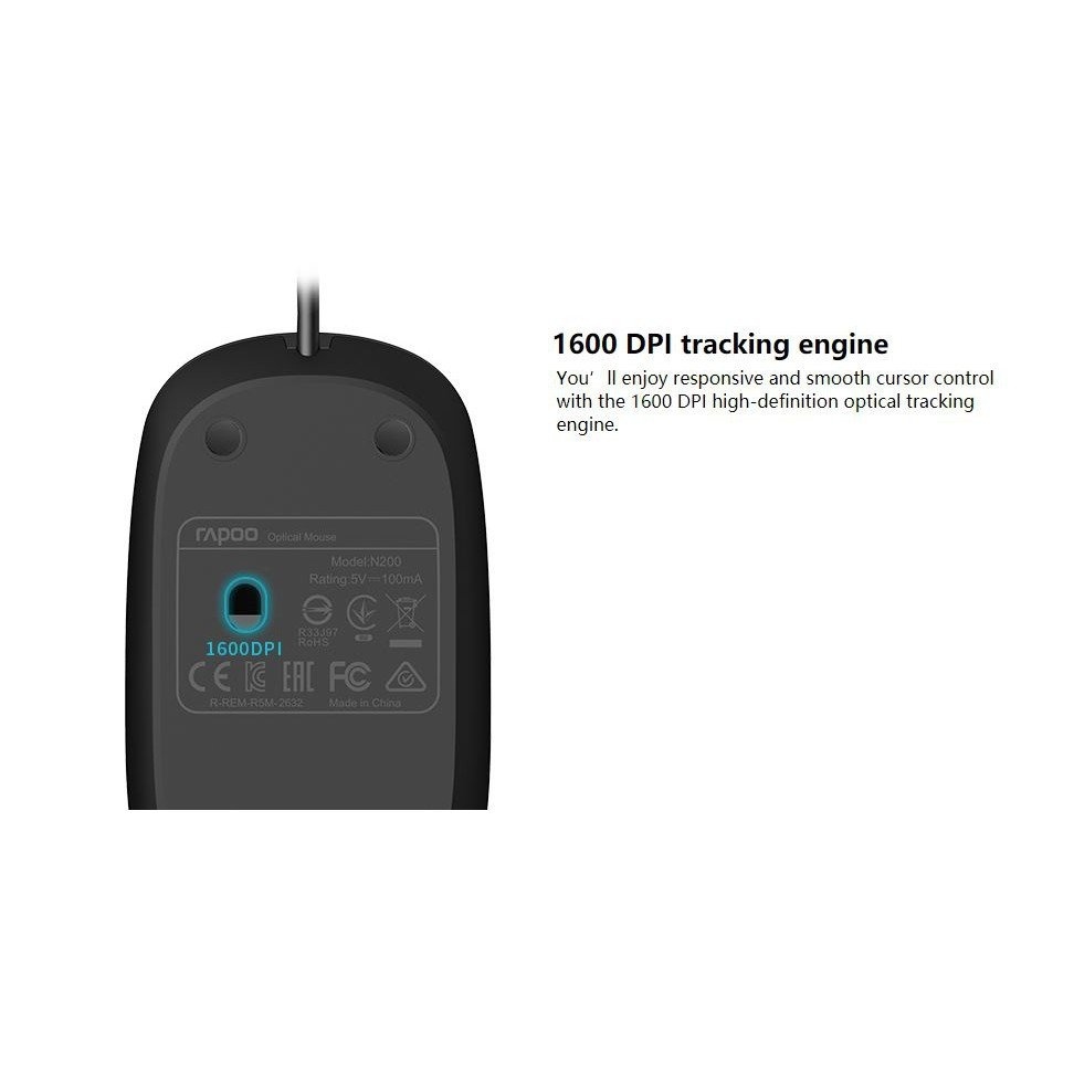 Rapoo X120Pro Keyboard & Mouse Wired USB Cable ประกัน 2 ปี - GIGA IT SHOP