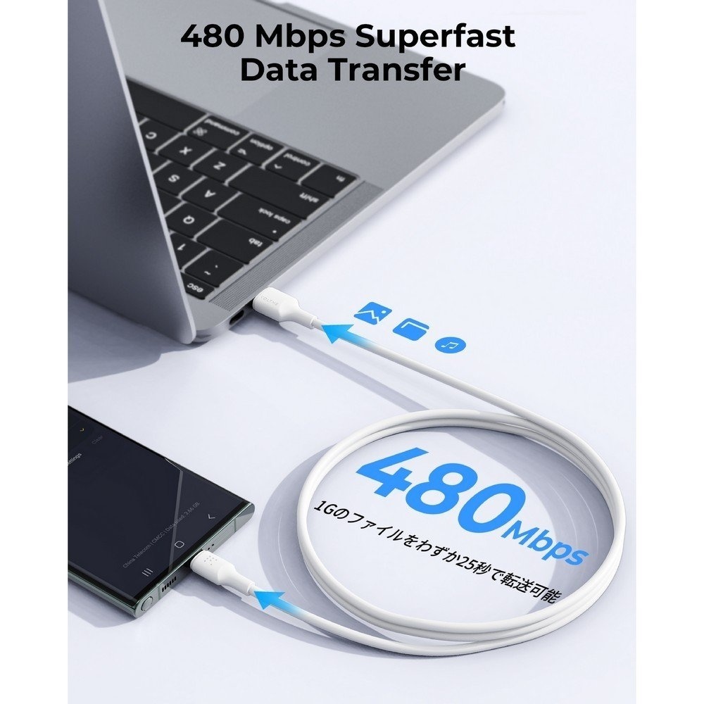 VOLTME POWERLINK EDC USB-A TO USB-C :1.2M : 60W - GIGA IT SHOP