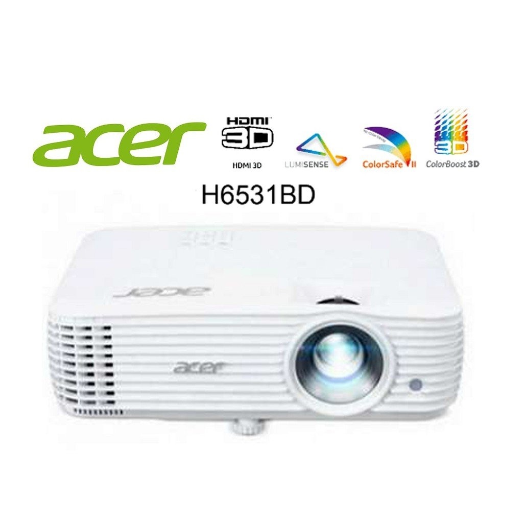 ACER Projector รุ่น H6531BD (DLP / 3,500 lm / Full HD) ประกันศูนย์ Acer ...