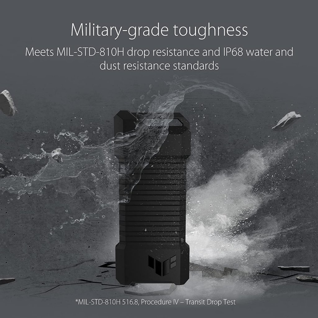 Asus TUF Gaming A1 (ESD-T1A) Portable M.2 NVMe SSD Enclosure USB3.2 ...