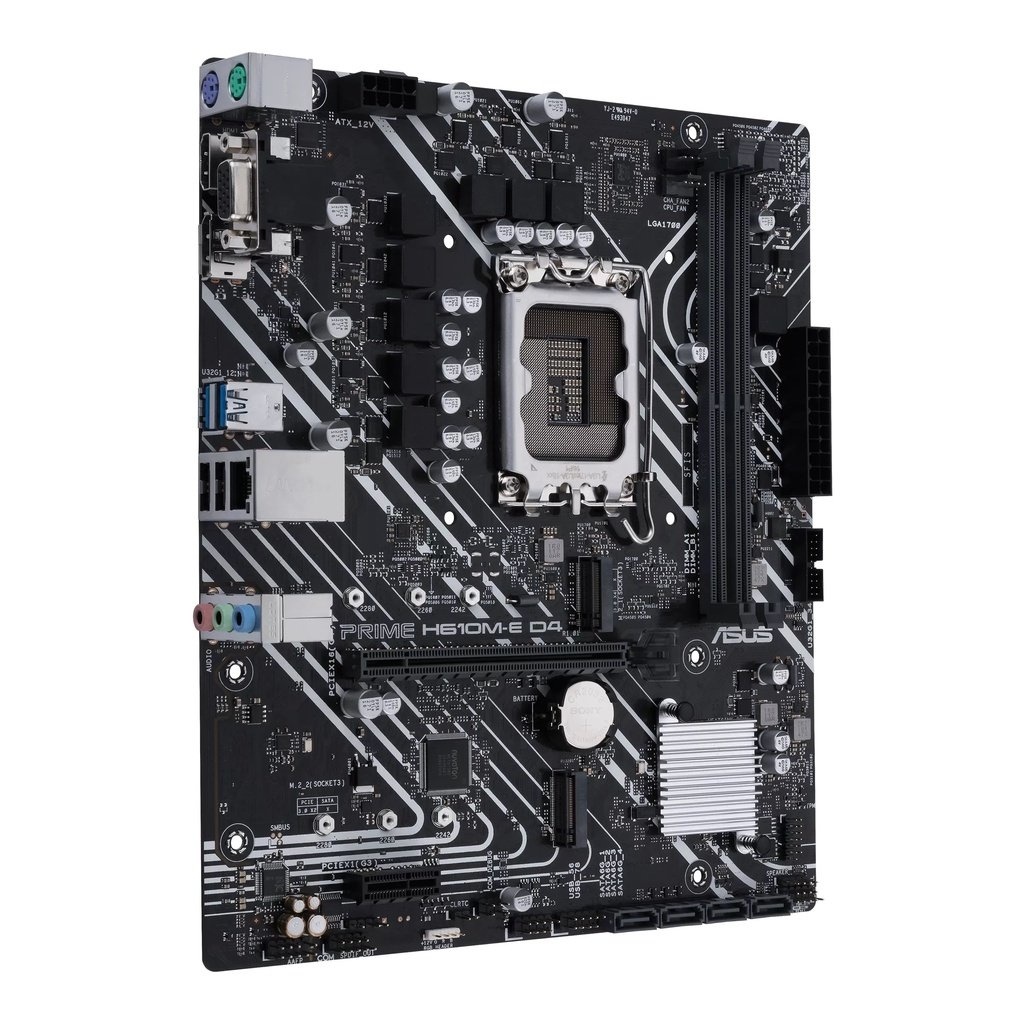 ASUS MAINBOARD (เมนบอร์ด) PRIME H610M-E D4-CSM (Intel H610, LGA 1700 ...