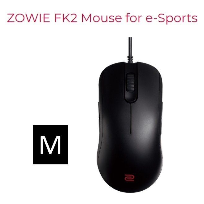 BenQ ZOWIE FK2 Mouse (M Size) eSports Gaming Mouse (9H.N05BB.A2E) ประกัน 1 ปี - GIGA IT SHOP