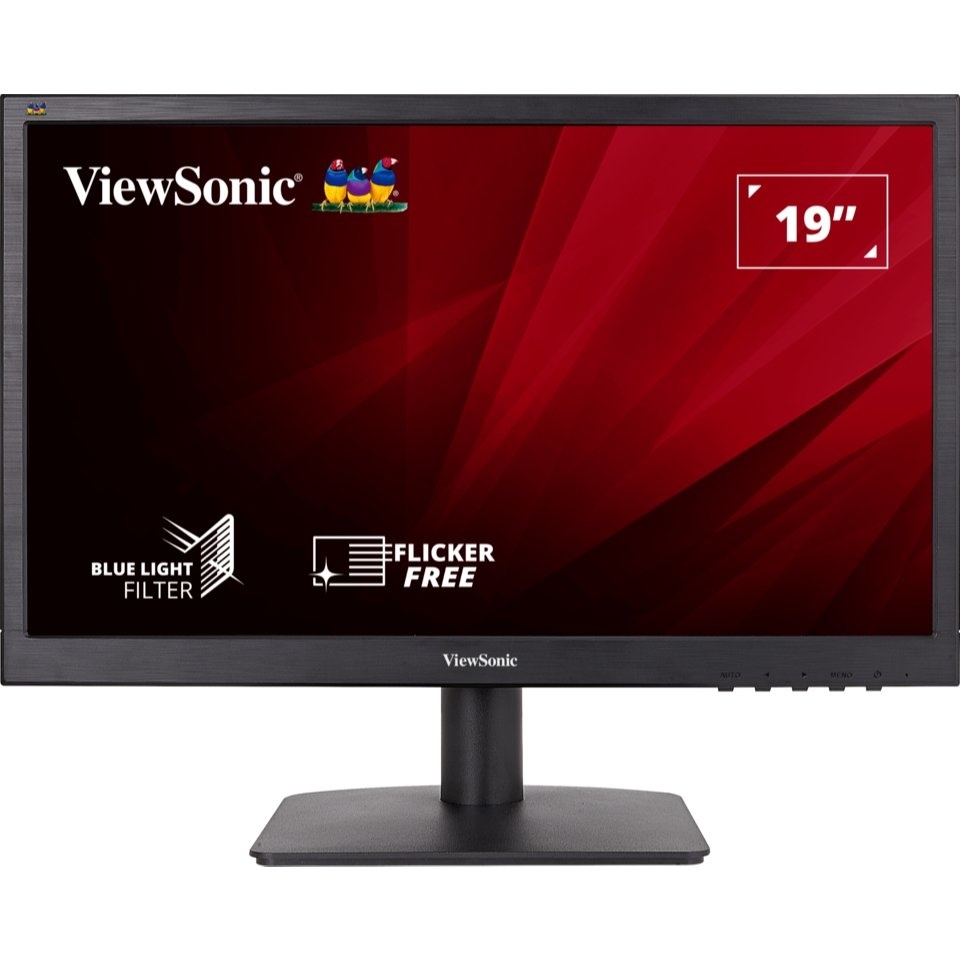 ViewSonic VA1903H-2 19" TN HD WXGA (Wide XGA) , VGA, HDMI, Flicker-Free ...