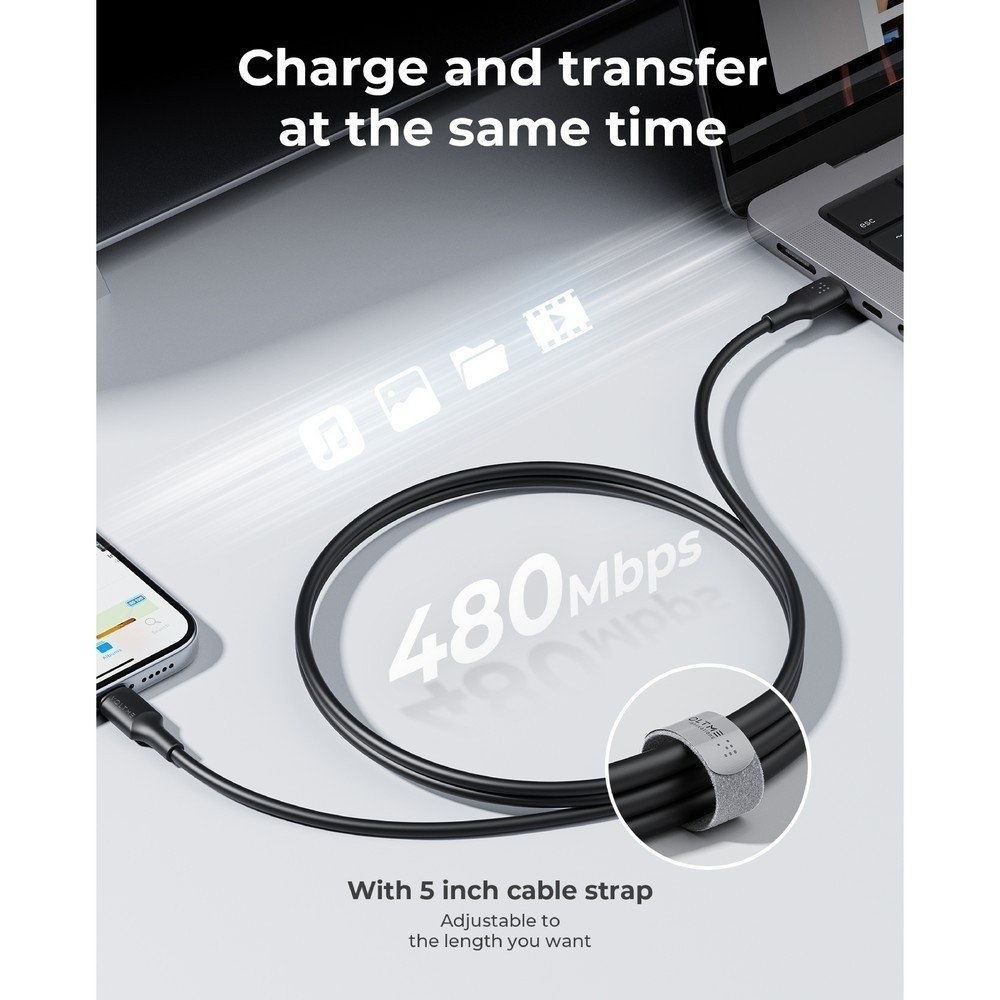 VOLTME POWERLINK EDC USB-C TO USB-C :2M:100W - GIGA IT SHOP