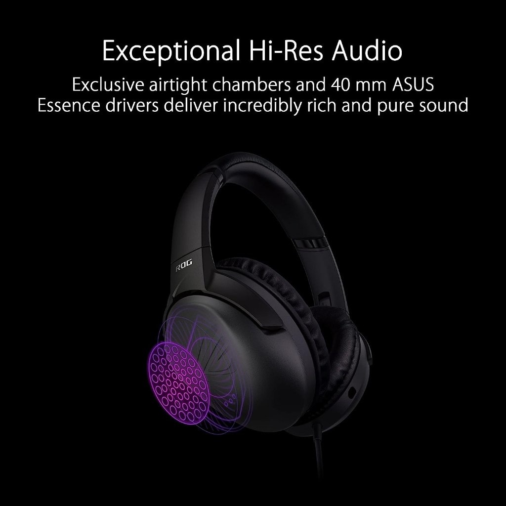 ASUS ROG Strix Go Core (3.5mm, Vitual 7.1, Volume & Mic Control, 252 g ...
