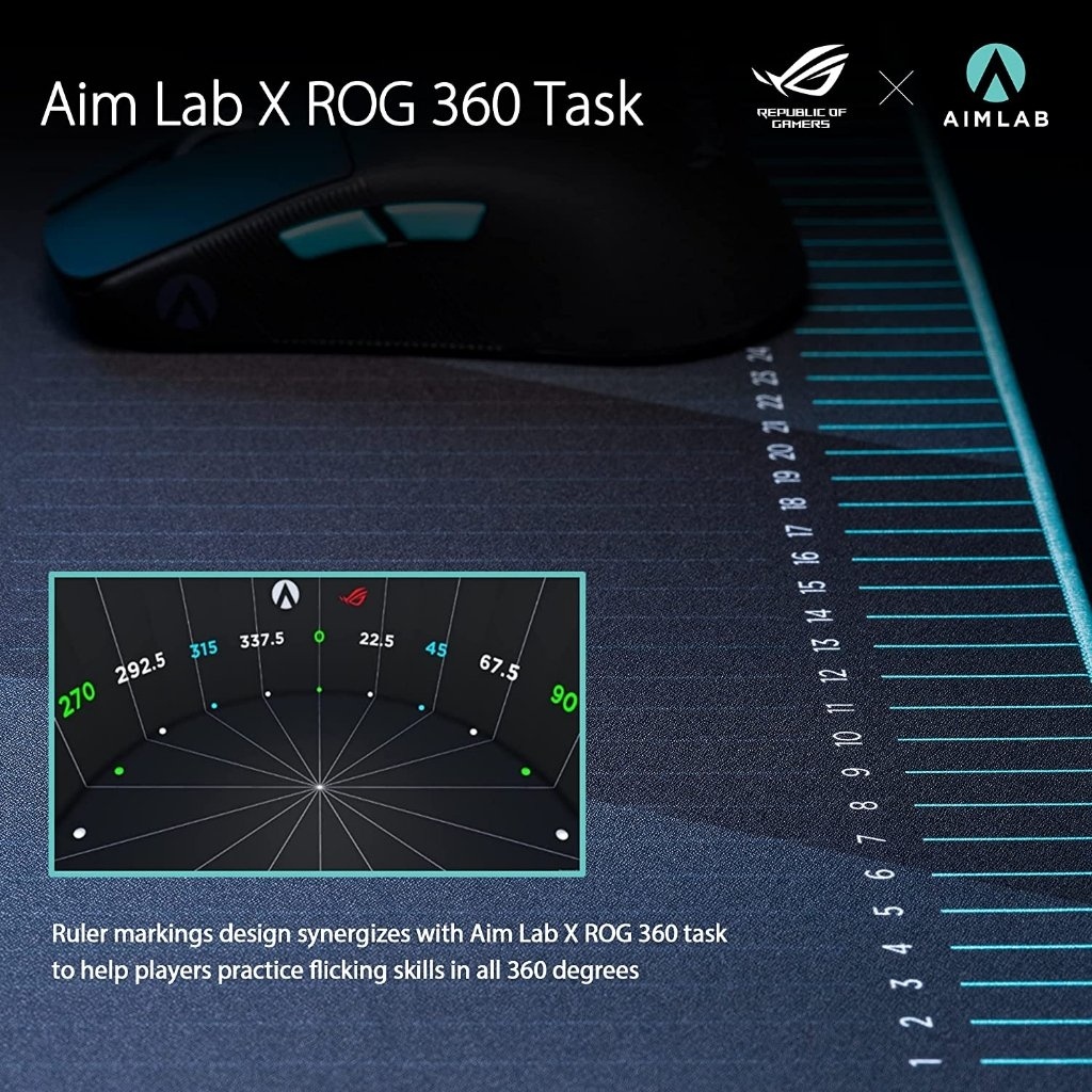 ASUS NC16 ROG Hone Ace Aim Lab Edition Mousepad Control สินค้าแท้ Asus Thailand - GIGA IT SHOP
