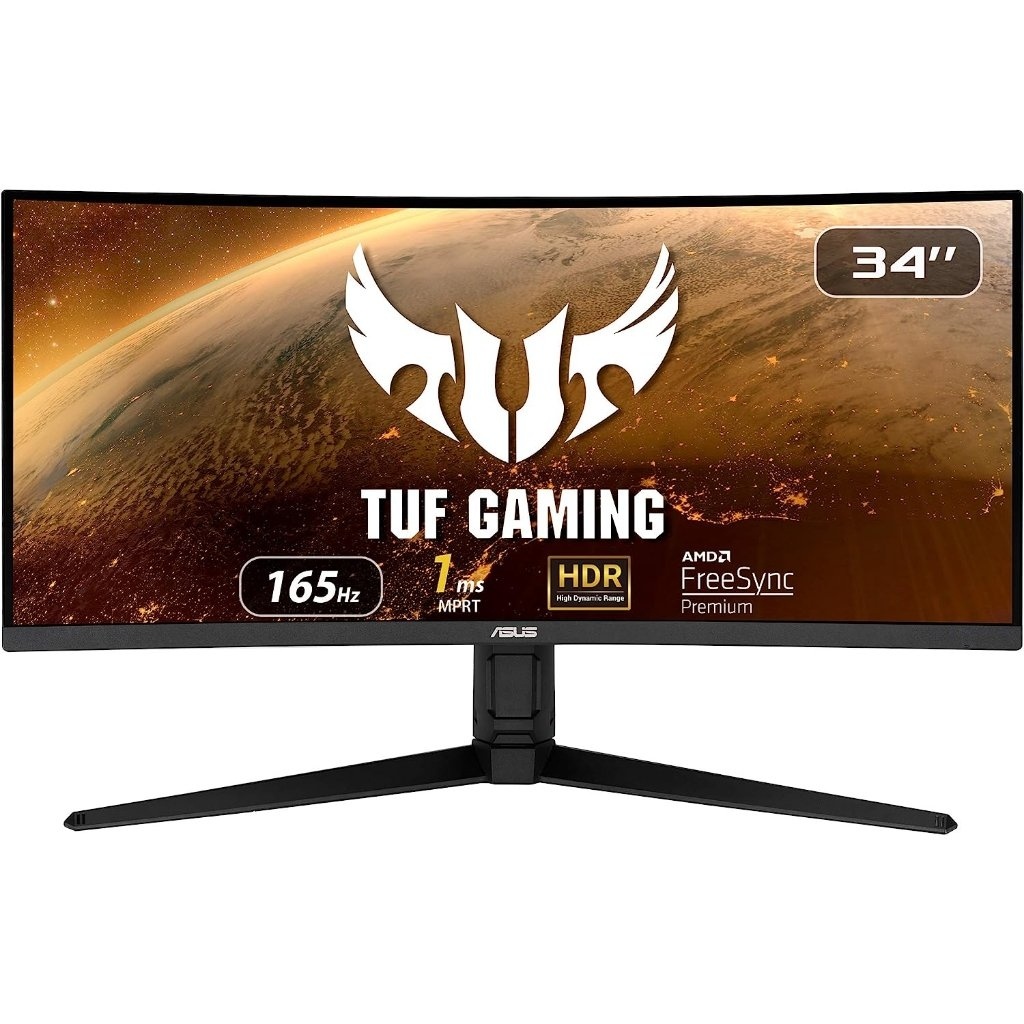 ASUS TUF Curve Gaming VG34VQL1B 34" VA (WQHD, 165Hz, FreeSync Premium ...