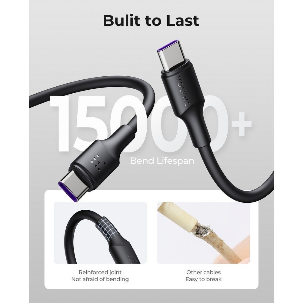 VOLTME POWERLINK EDC USB-C TO USB-C : 3M :100W - GIGA IT SHOP