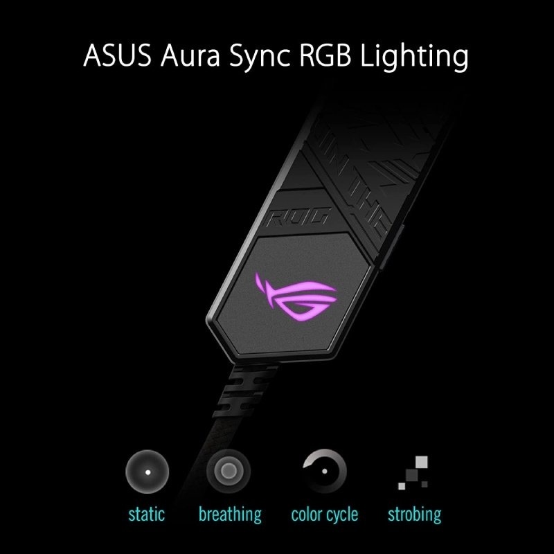 ASUS Sound Card ROG Clavis USB-C to 3.5 mm DAC (Lighting Aura RGB, USB ...