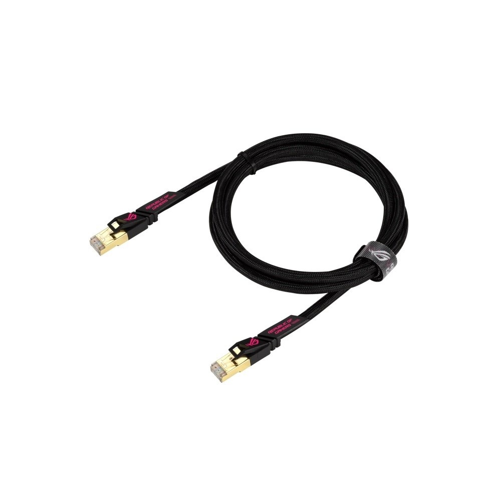 ASUS ROG CAT7 Cable สายแลน 3m CAT 7 สายเครือข่าย RJ45 Nylon Braided มี ...