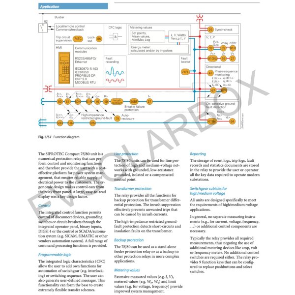 SIPROTEC Compact 7SJ80 Multifunction Protection Relay - Ev Solar Box