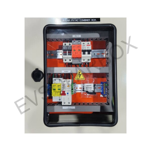 Combiner Box 10Kw 3P 2String (สำหรับขออนุญาตไฟฟ้า ) - Ev Solar Box