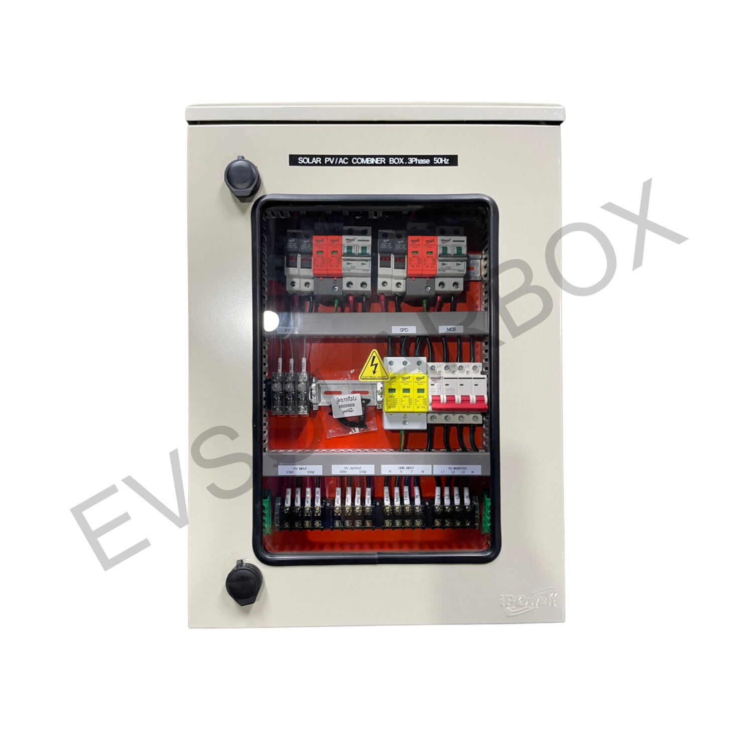 Combiner Box 10 kW 3 Phase 2 string - Ev Solar Box