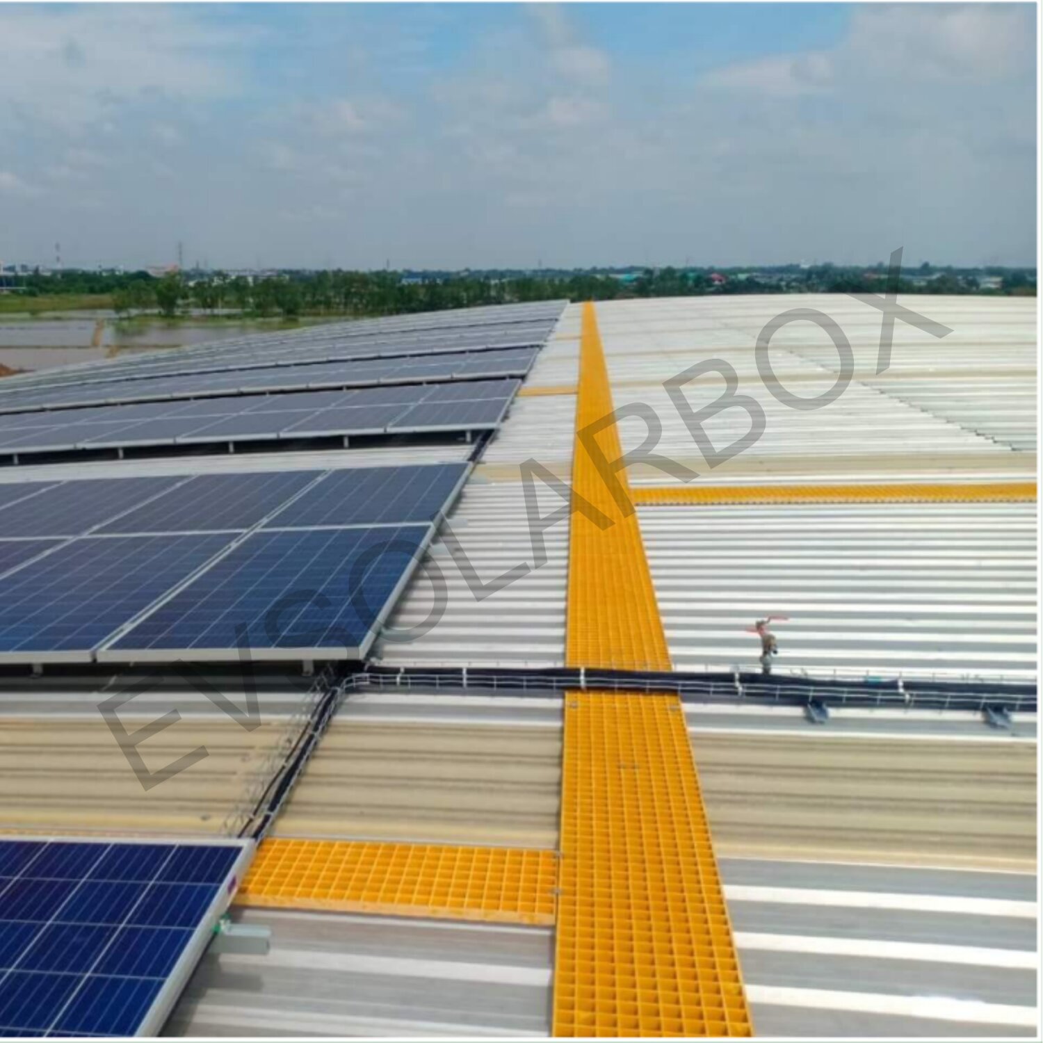 ทางเดินไฟเบอร์กลาส Heavy Duty Solar Walkway (ทุกขนาด) - Ev Solar Box