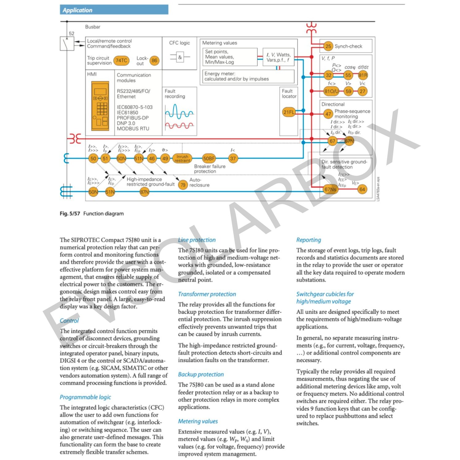 SIPROTEC Compact 7SJ80 Multifunction Protection Relay - Ev Solar Box