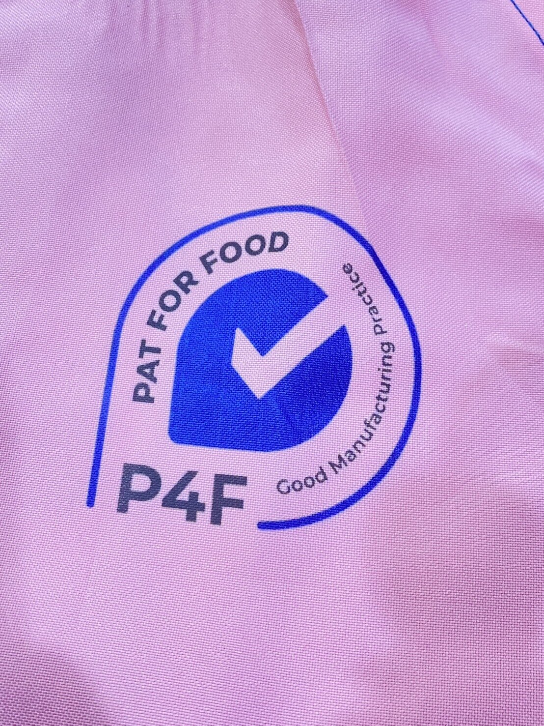 พิมพ์โลโก้ (Heat Tranfer Logo) - "P4F" PAT4Food