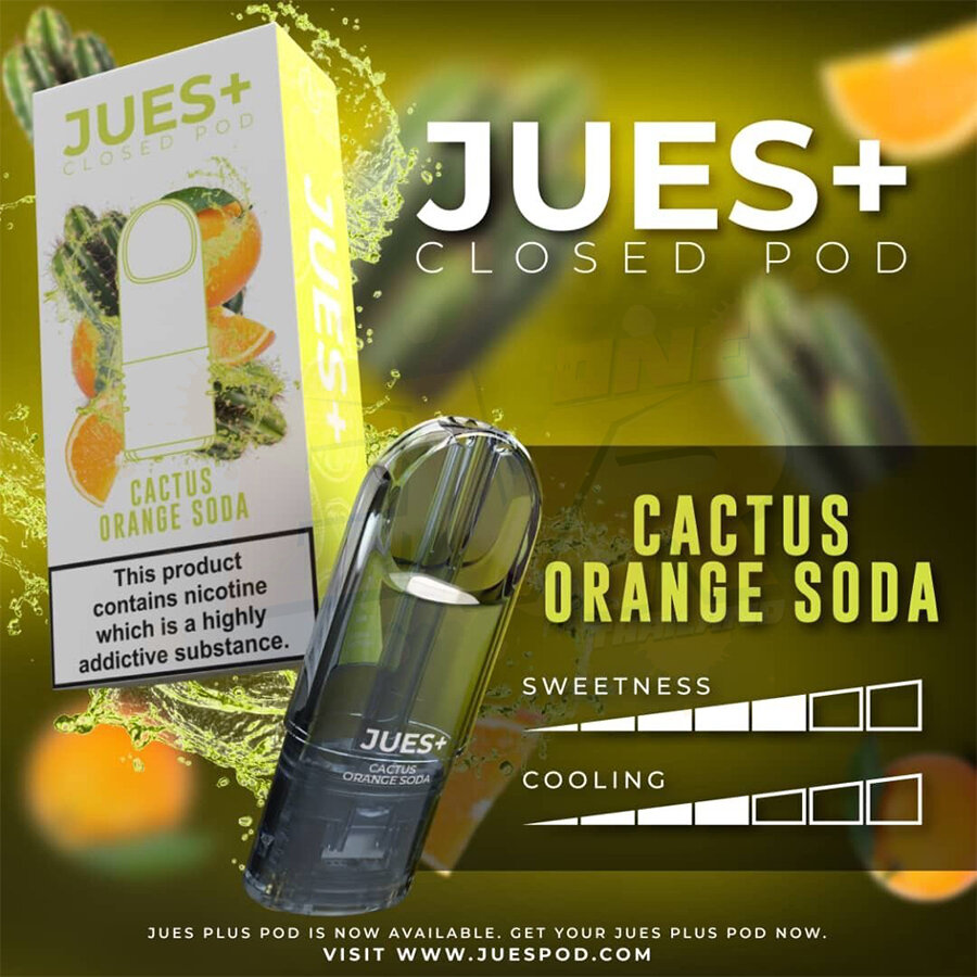 [POD HEAD] JUES Plus Pod Cactus Orange Soda 2.5ml [แท้] | หัวพอตพร้อม ...