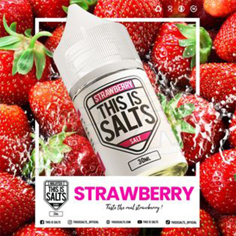 [SALTNIC] THIS IS SALTS Strawberry Salt Nic 30ml [แท้] | ดิสอิสซอลท์สต ...