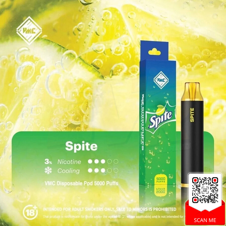 [Disposable Pod] VMC 5000 Puffs Sprite [แท้] | กลิ่นสไปร์ท ...