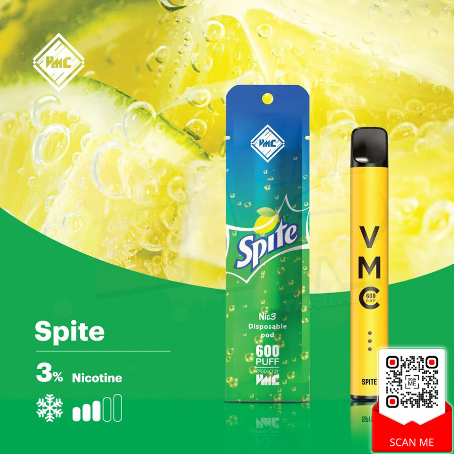 [Disposable Pod] VMC 600 Puffs Sprite [แท้] | กลิ่นสไปร์ท ...