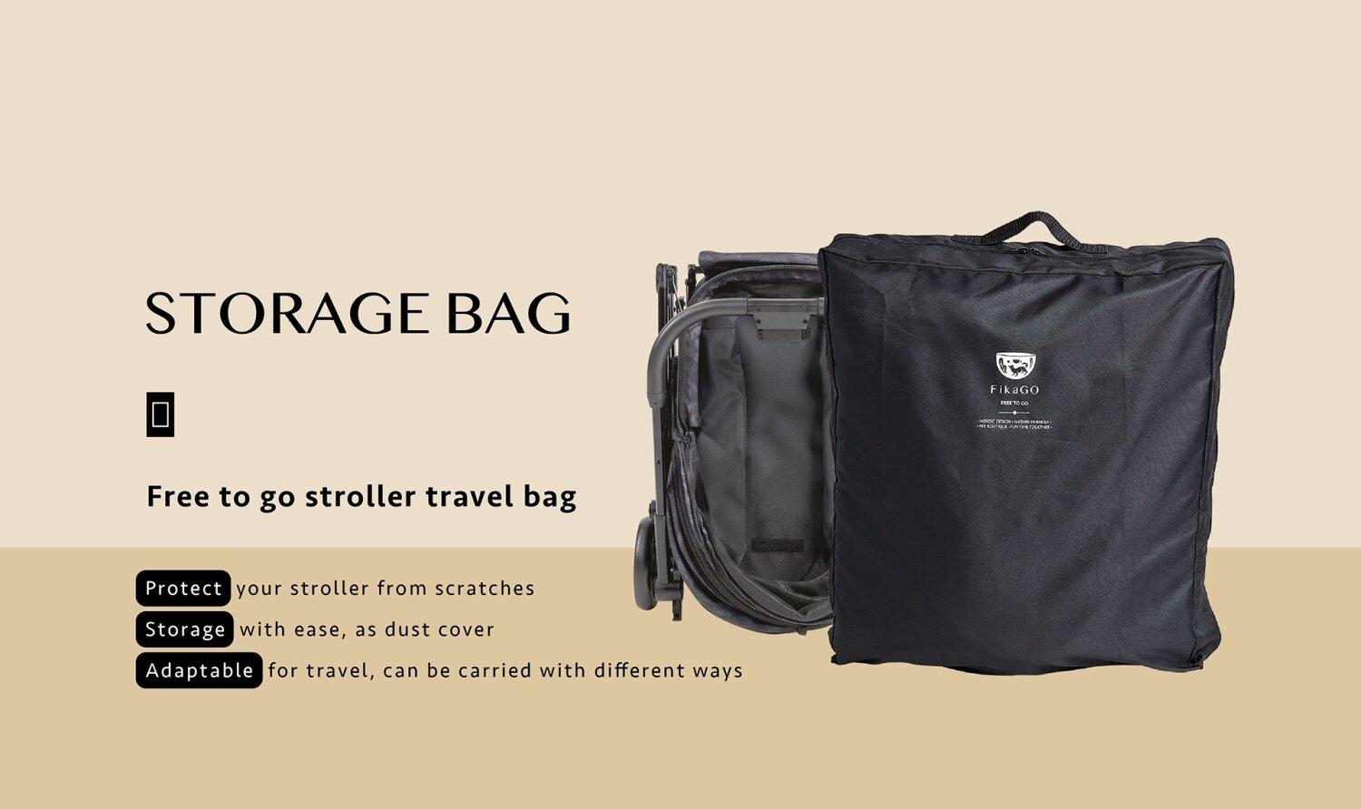 FikaGO Free To Go Storage Bag กระเป๋าใส่รถเข็น (Travel Bag) - Pet And Play