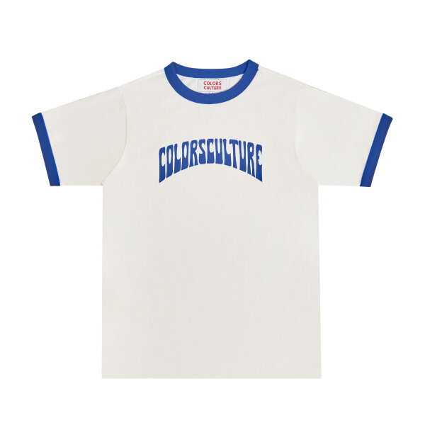 COLORCURVE RINGER TEE - BLUE - COLORS CULTURE