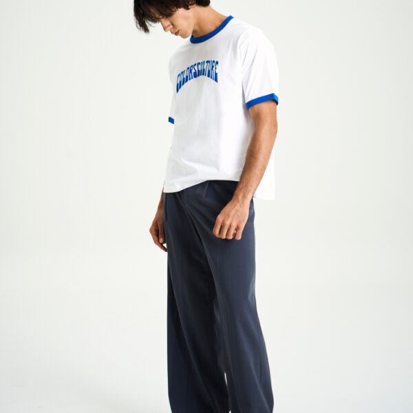 COLORCURVE RINGER TEE - BLUE - COLORS CULTURE