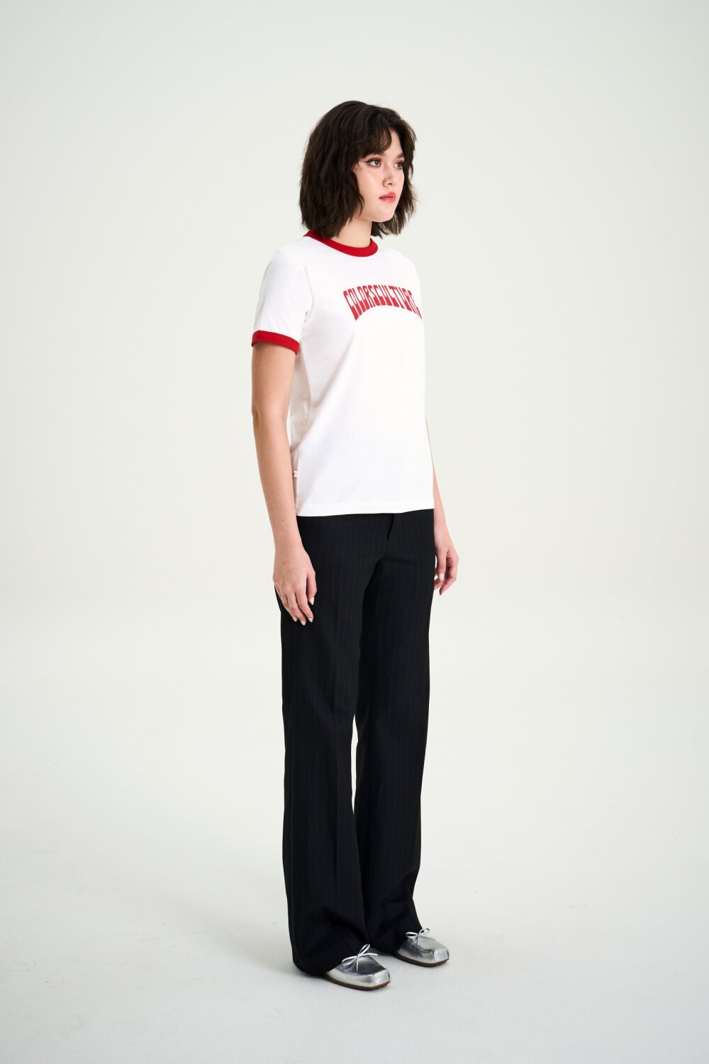 COLORCURVE RINGER TEE - RED - COLORS CULTURE