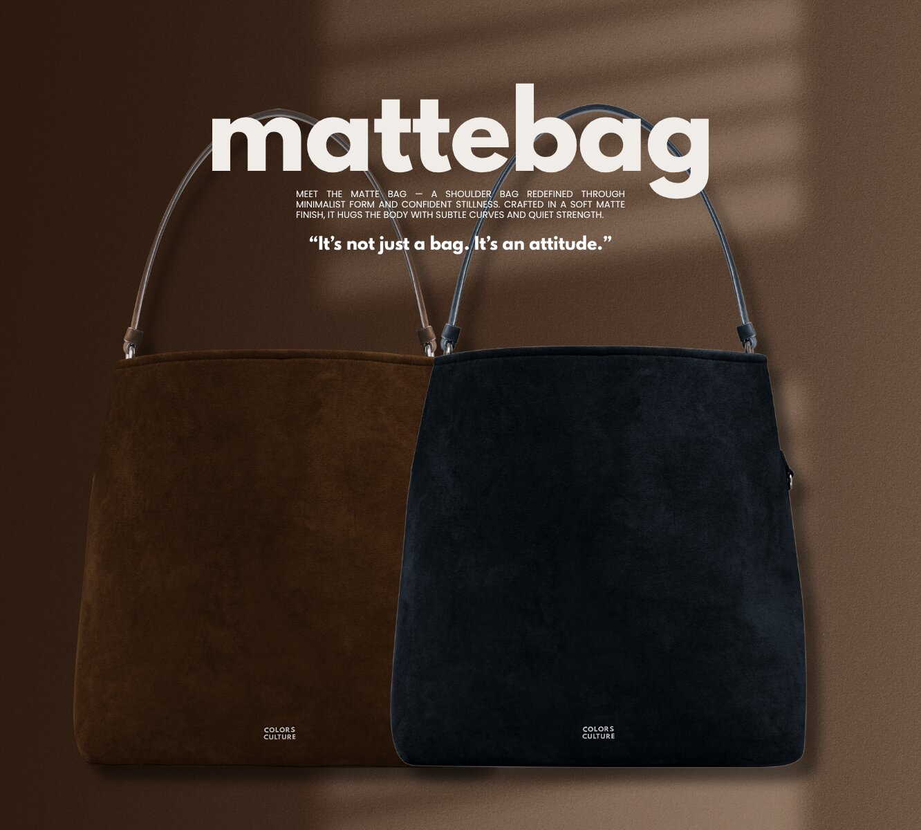 MATTE BAG - COLORS CULTURE