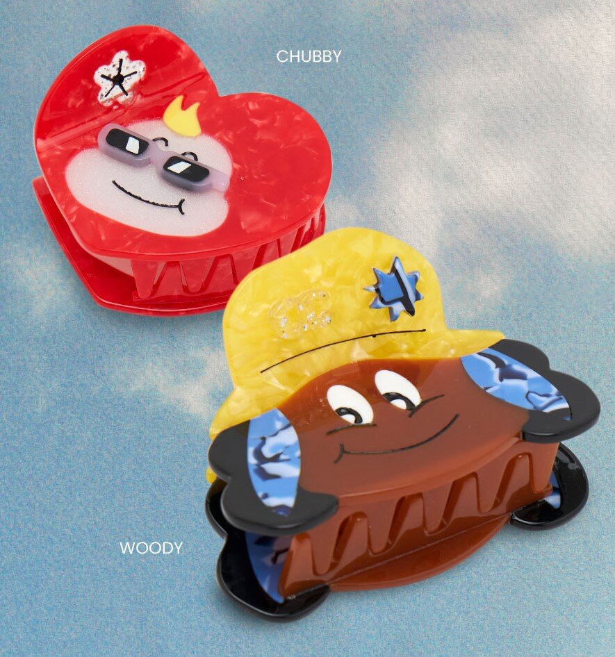 SUMMER BUDDIES CLAW CLIP SET - R1 - COLORS CULTURE