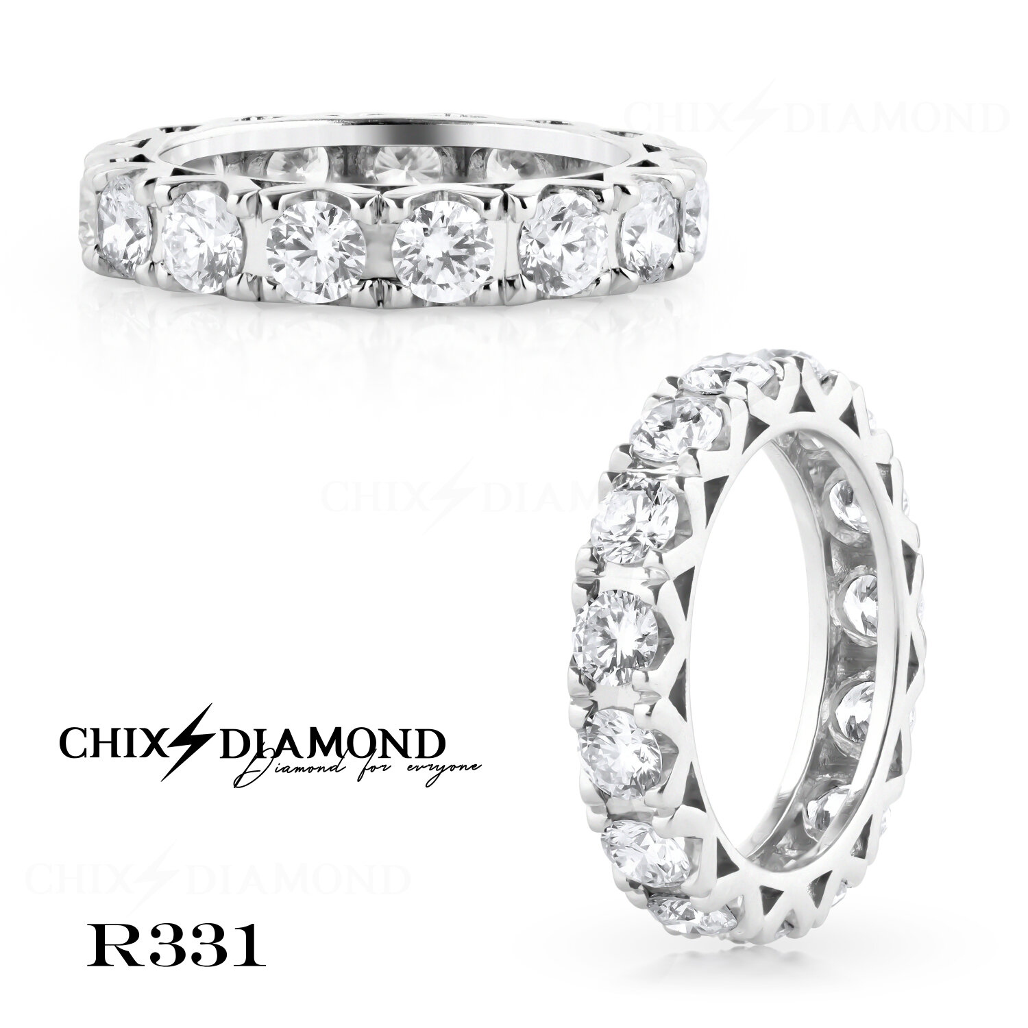 แหวนหญิงรุ่น R331 - Madam Chixdiamond