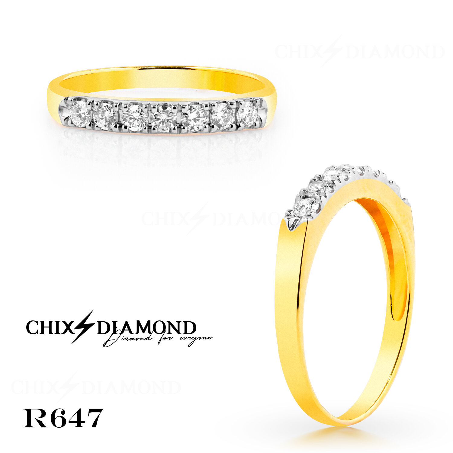 แหวนหญิงรุ่น R647 - Madam Chixdiamond